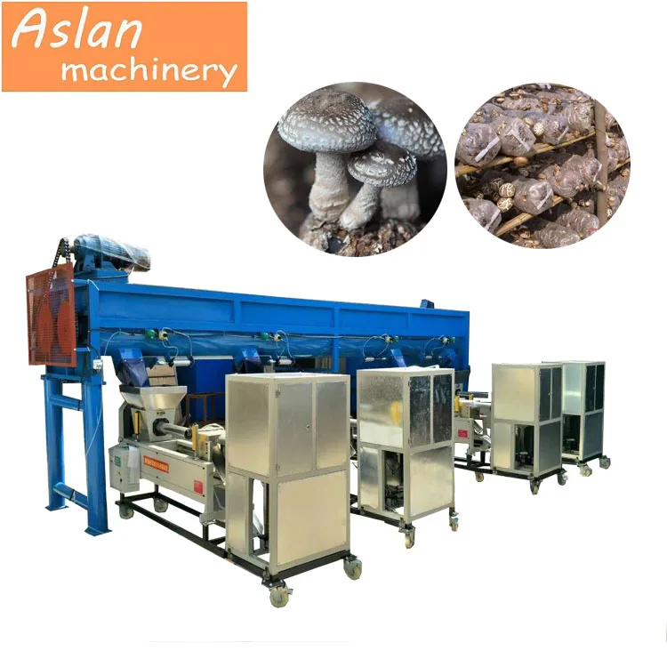 Semi-Automatic Brown Mushroom Bagging Machine/Fungus Plastic Bag ...