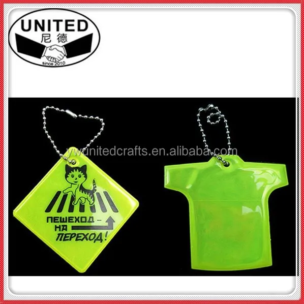 Promotional Keychain With Custom Logo Reflective Pvc Reflective ...