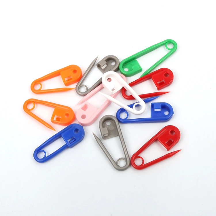 Customized DIY Fashionable Colorful Plastic per Hats Safety Pins