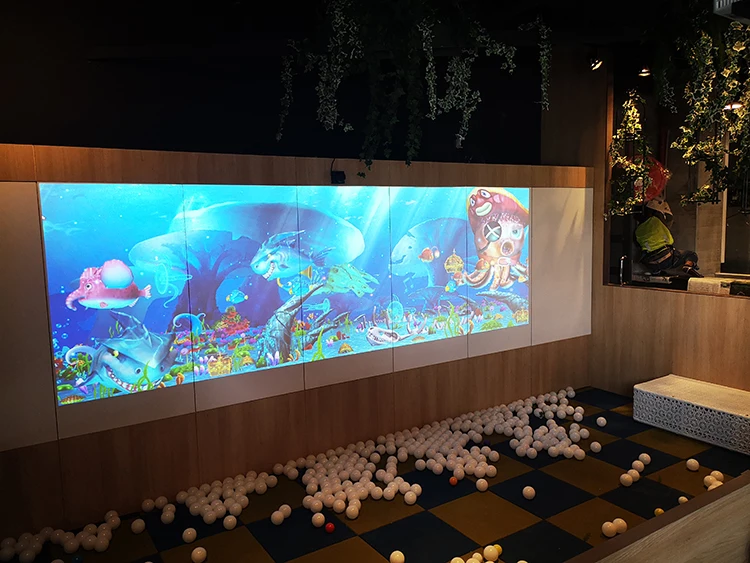 Restaurant Coffee Shop Interactive Wall Projection Virtual Game For ...