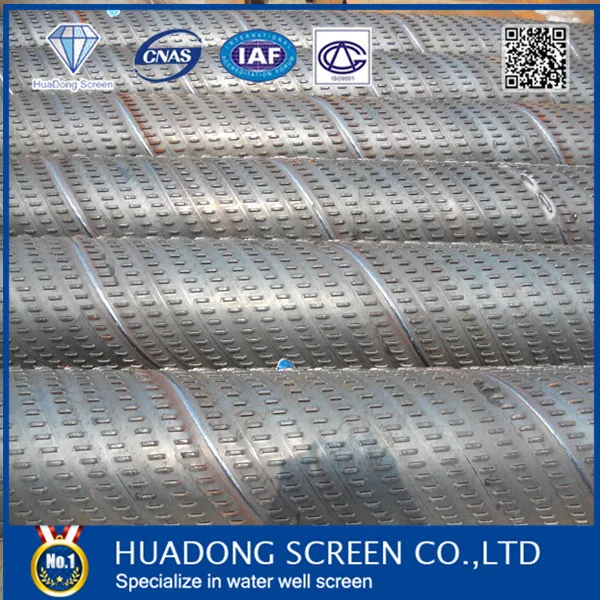 Carbon Steel Water Well Shutter Screen For Sand Controling / Water Well ...
