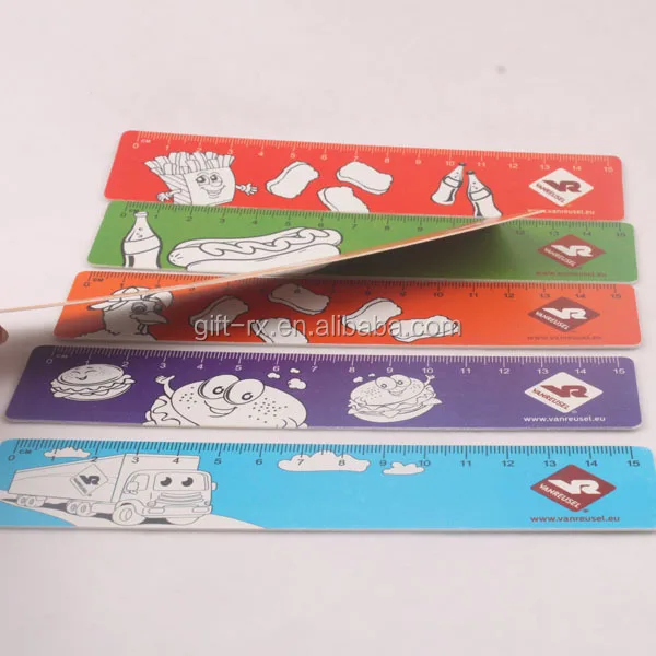 Colorful Straight Ruler Customized Kids Ruler Pp Material Animal ...