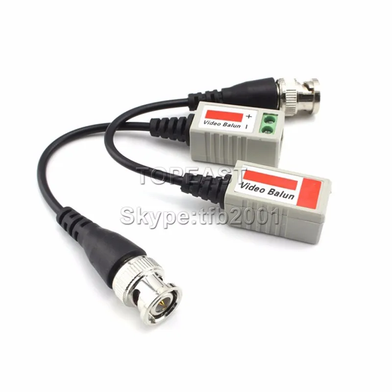202P Normal PCB Passive Video Balun With Bnc Connecter on Pigtail Lead ...