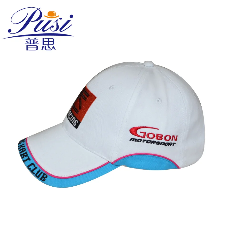 Wholesale Top Quality Custom White Cap Embroidery Unstructured ...
