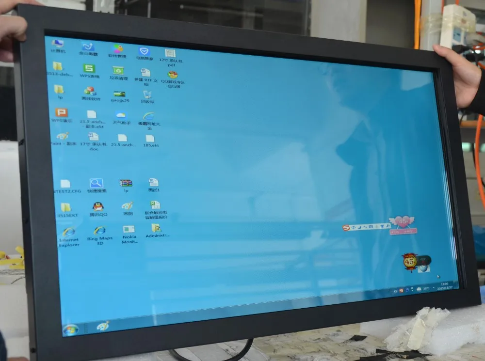 Multi Touch Screen Overlay Kit Led Light 32 Inch Saw Touch Led Monitor ...