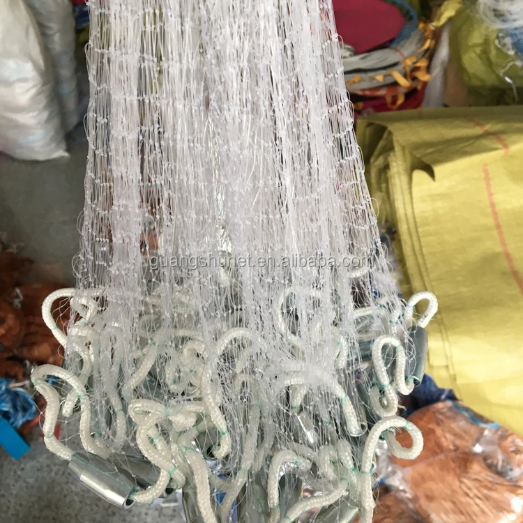 12ft 1/8 Nylon Cast Net/hand Cast Fishing Net/american Cast Net - Buy ...
