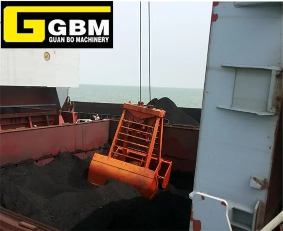 8-10-12 Cbm 24 Ton Remote Control Grab For Ship Deck Crane Loading ...