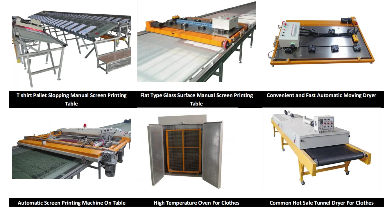 Larger Width Flatbedt Type Traditional Manual Textile Clothes Screen ...