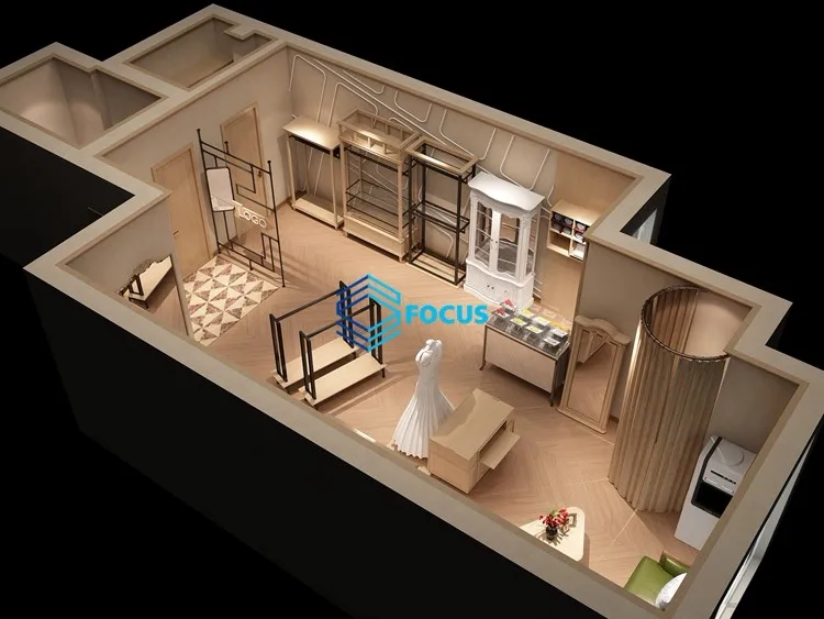 Custom Made Retail Shoe Store Interior Equipment Design for Bag and ...