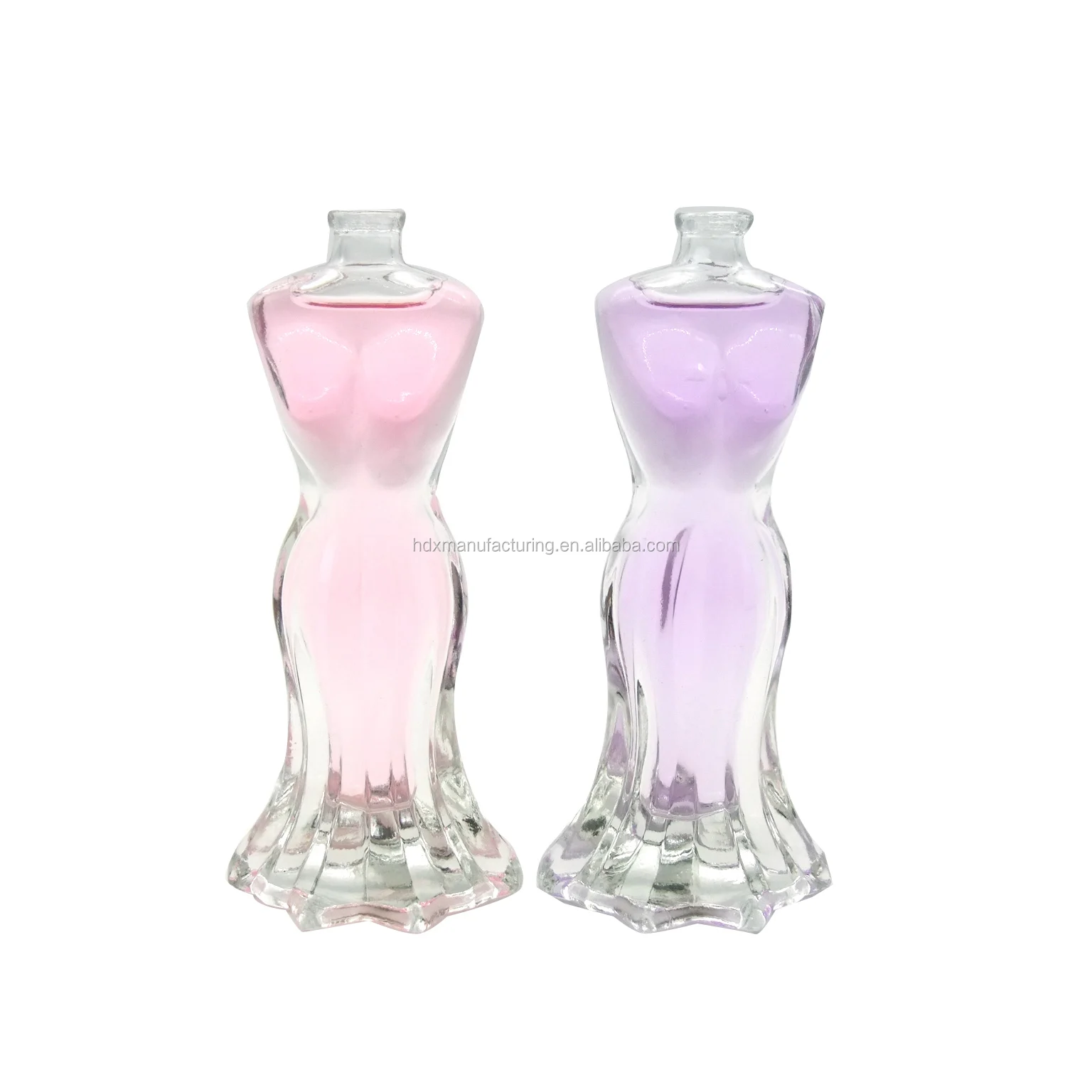 40ml Pink Body Shaped Perfume Bottle - Creative & Refillable