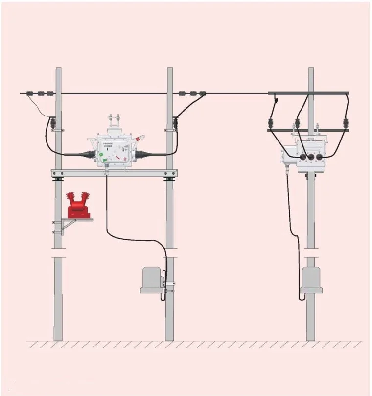 Outdoor MV 20KV 24KV 630A SF6 Gas Load Break Switch LBS