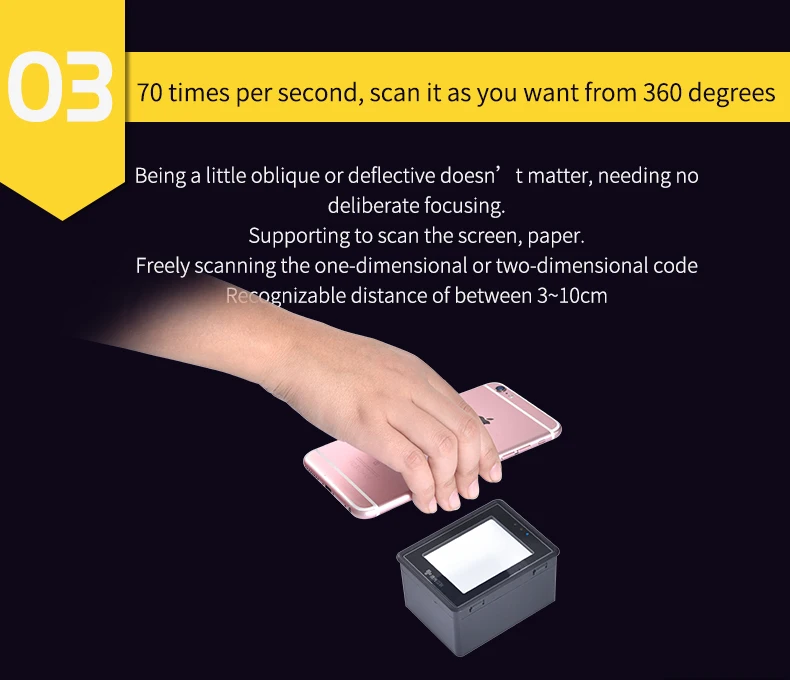 Tx400 Series Barcode Scanner Usb 2d Code Scanner Module Fix Barcode ...