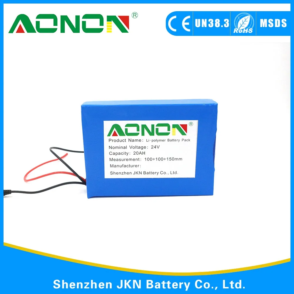 Oem 24v 40ah Lithium Ion Battery Packs - Buy 24v 40a Rechargeable ...