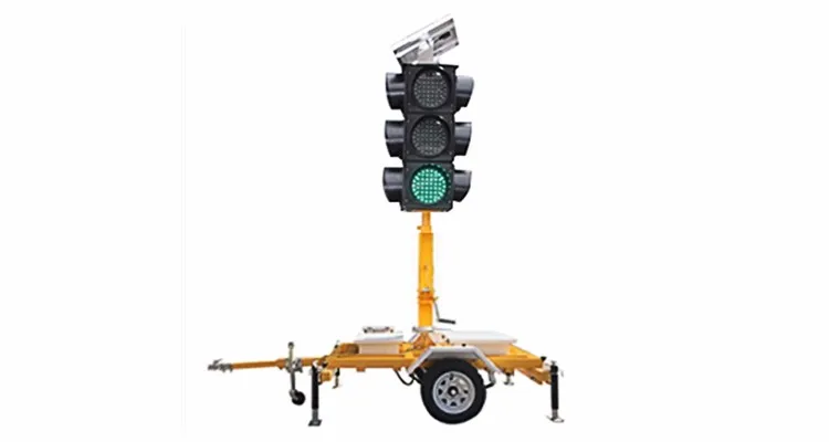 Roadway Safety 4 Way Traffic Signal Led Stop Sign Mobile Solar Traffic ...