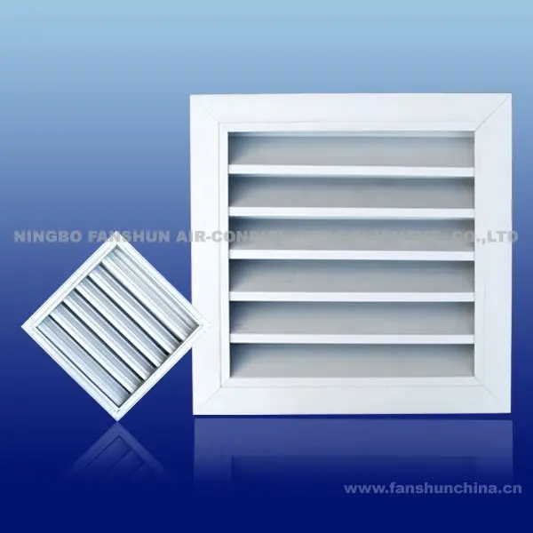 High Quality Anodized Exterior Aluminum Louver (grille,Diffuser) - Buy ...