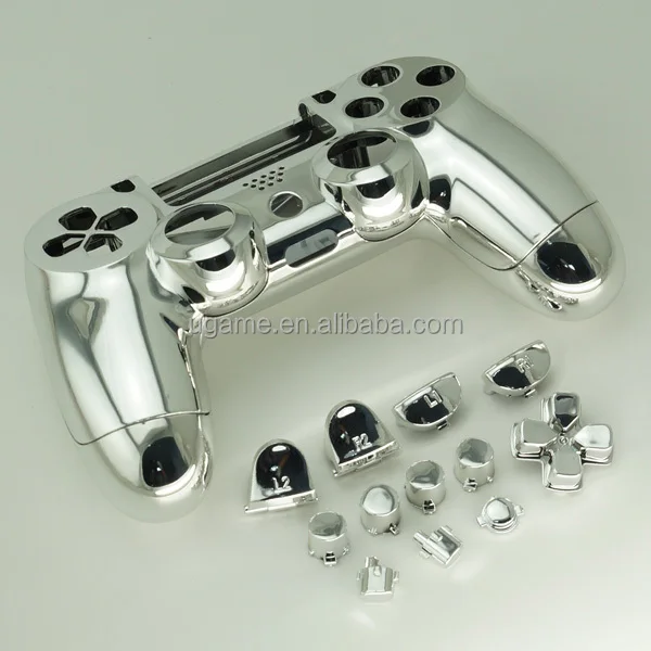 Controller Shell For Ps4 Chrome Silver Color - Buy Controller Shell For ...