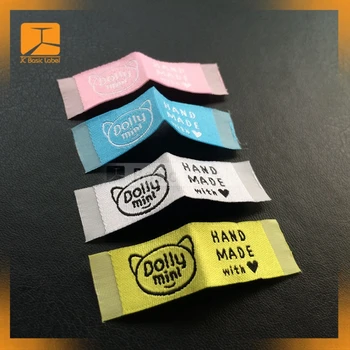 custom woven pip tags, woven tag, clothing tag, View woven pip tags, JC ...