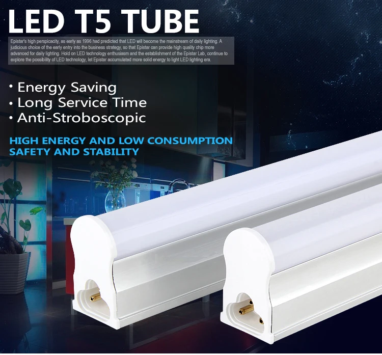 T5 Integrated Led Batten Tube Light 9w 2ft 0.6m 24inch Led Light Strip ...