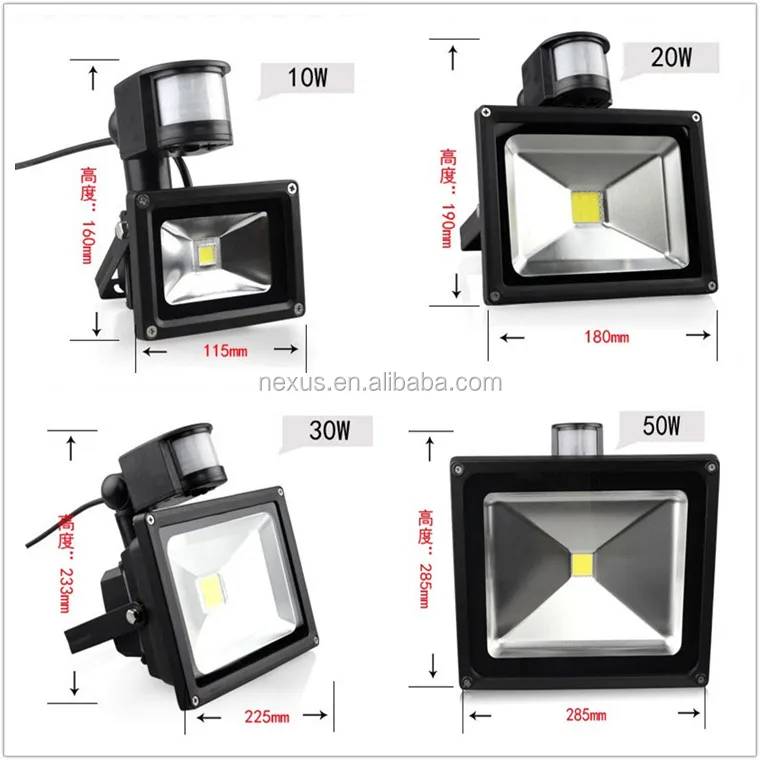 50w 12 Volt Aluminum Outdoor Waterproof Ip65 Led Flood Light - Buy Led ...