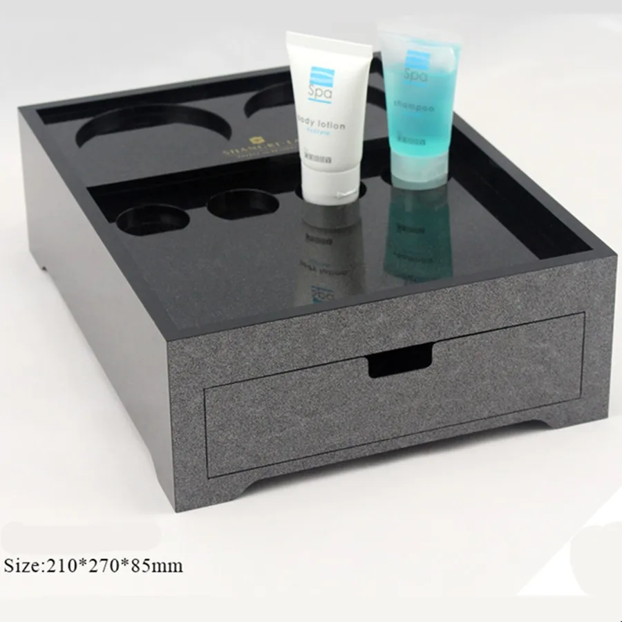 Hotel Toothbrush Acrylic Hotel Amenities Holder Cup Storage Box Hotel ...