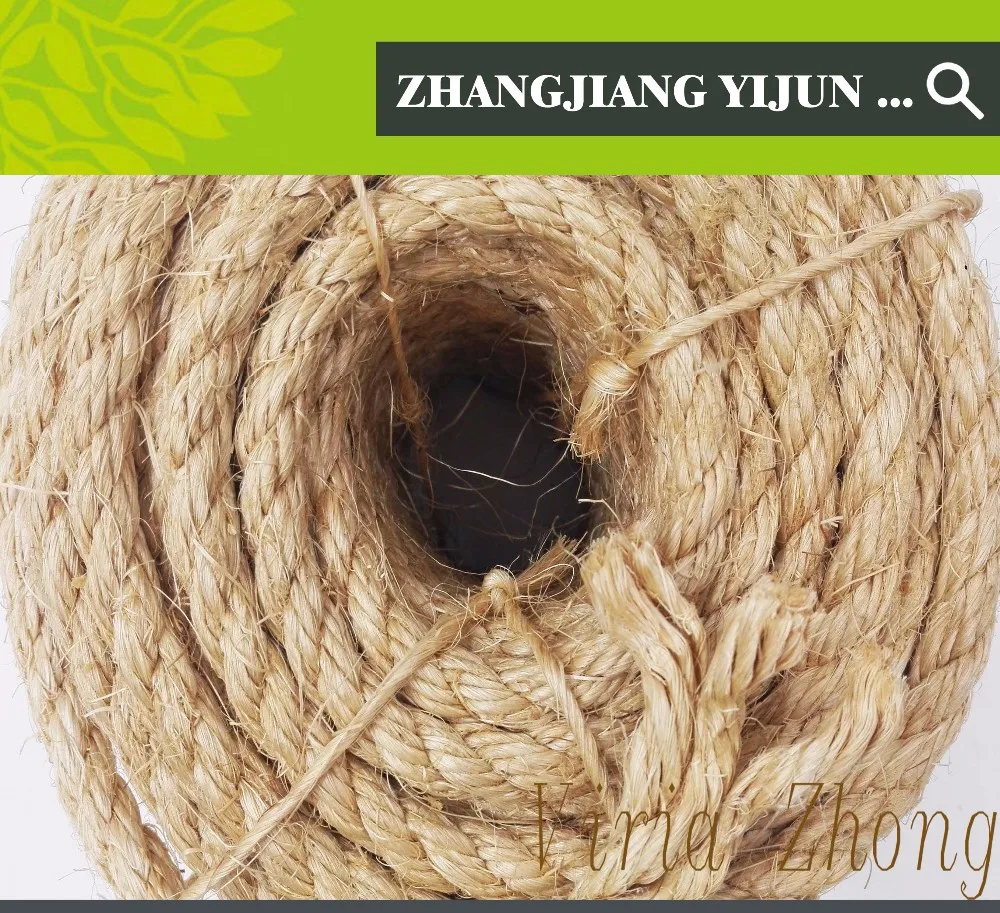 Strong Cord Spool Natural Marine Twisted Hawser Sisal Sailing Rope For ...