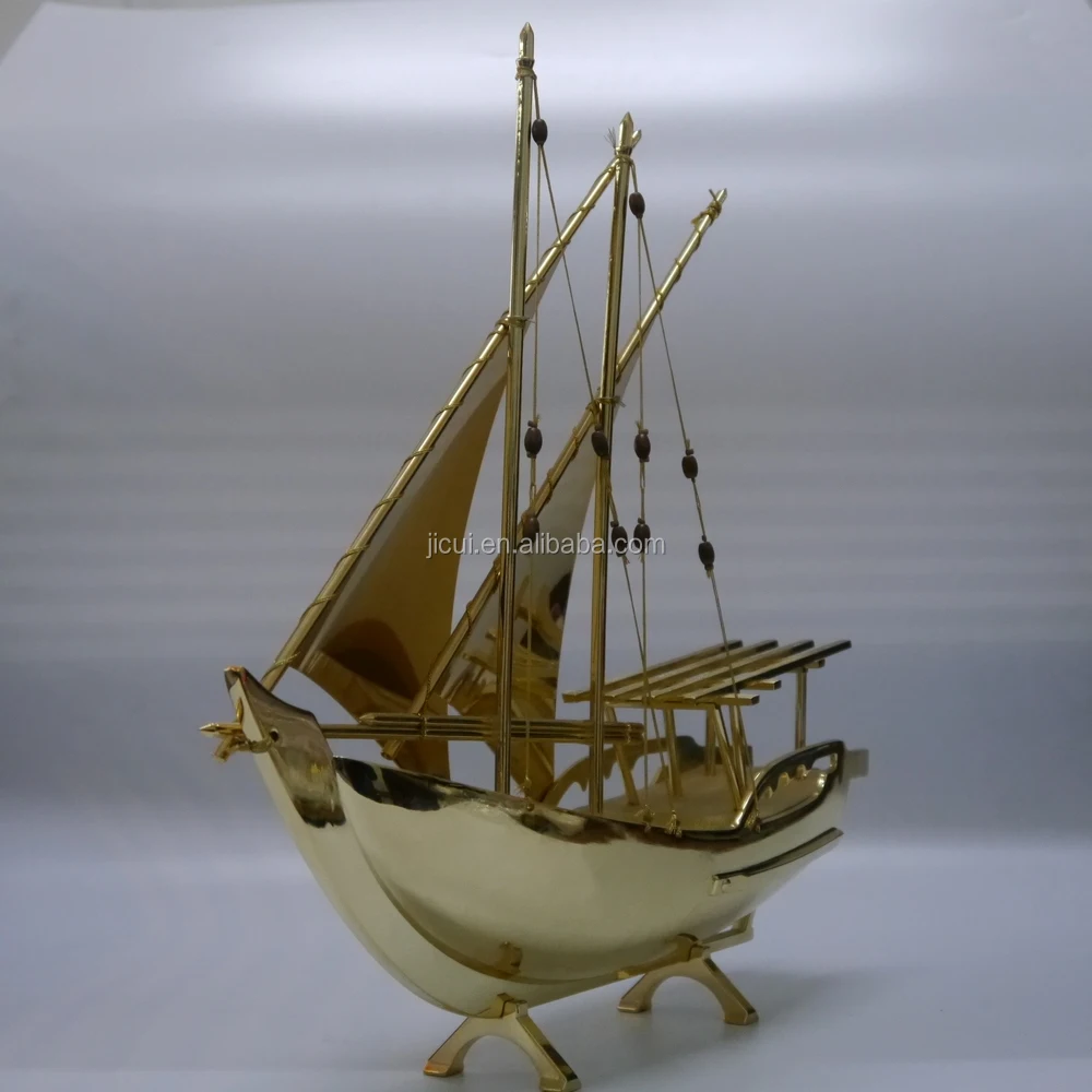 Noble Customized Gold Or Silver Crystal Ship Model/elegant Ship ...