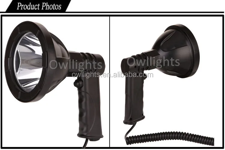 2016 12v 24v Handheld Led Light Spot Beam 5" 10w Led Handheld Spotlight ...