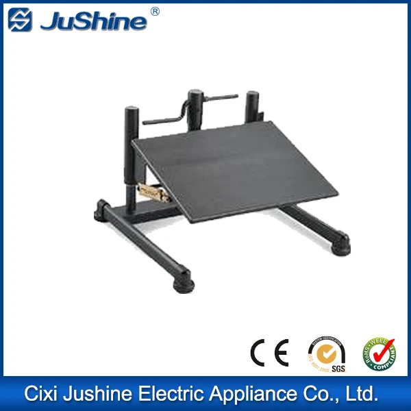 Angle adjustable footrest. Ergonomically designed to reduce muscle ...