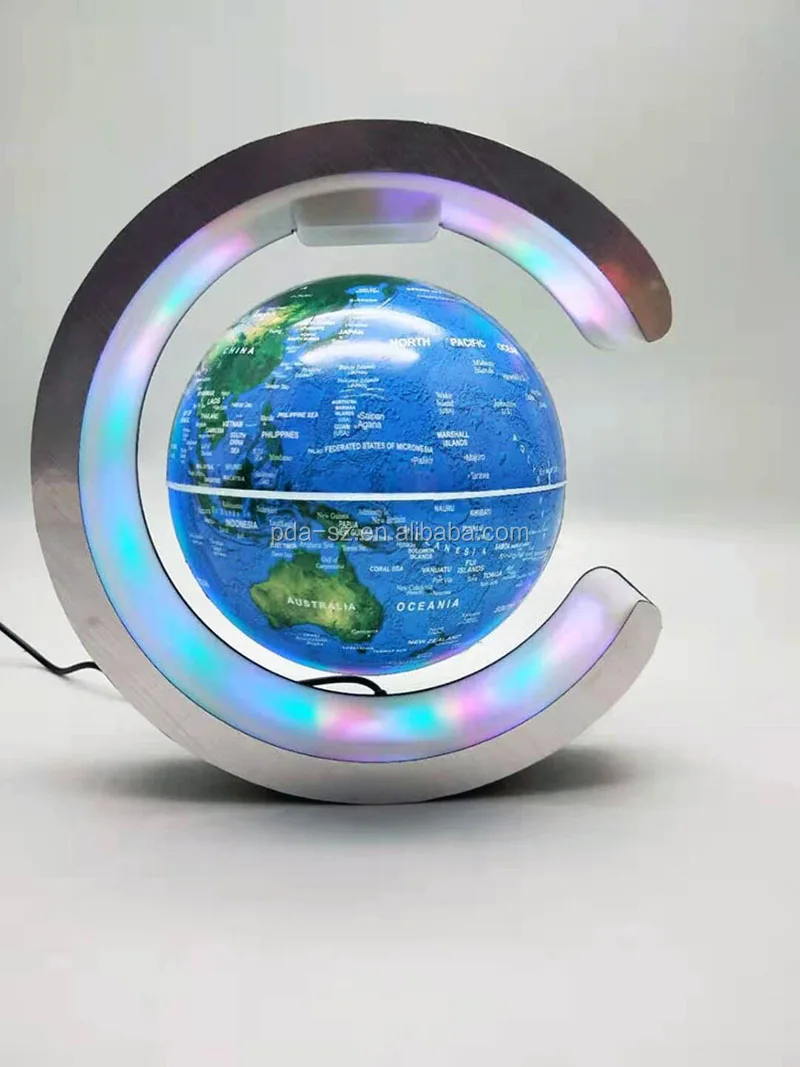 Floating Magnetic Levitation Rotating Floating Hovering Football Helmet ...