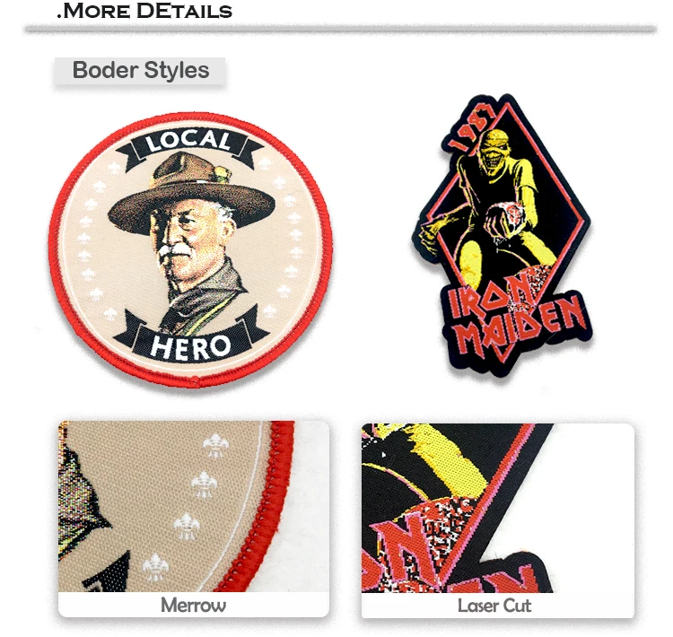 Custom Woven Patches Textile Custom Silk Screen Patches/sample Name ...