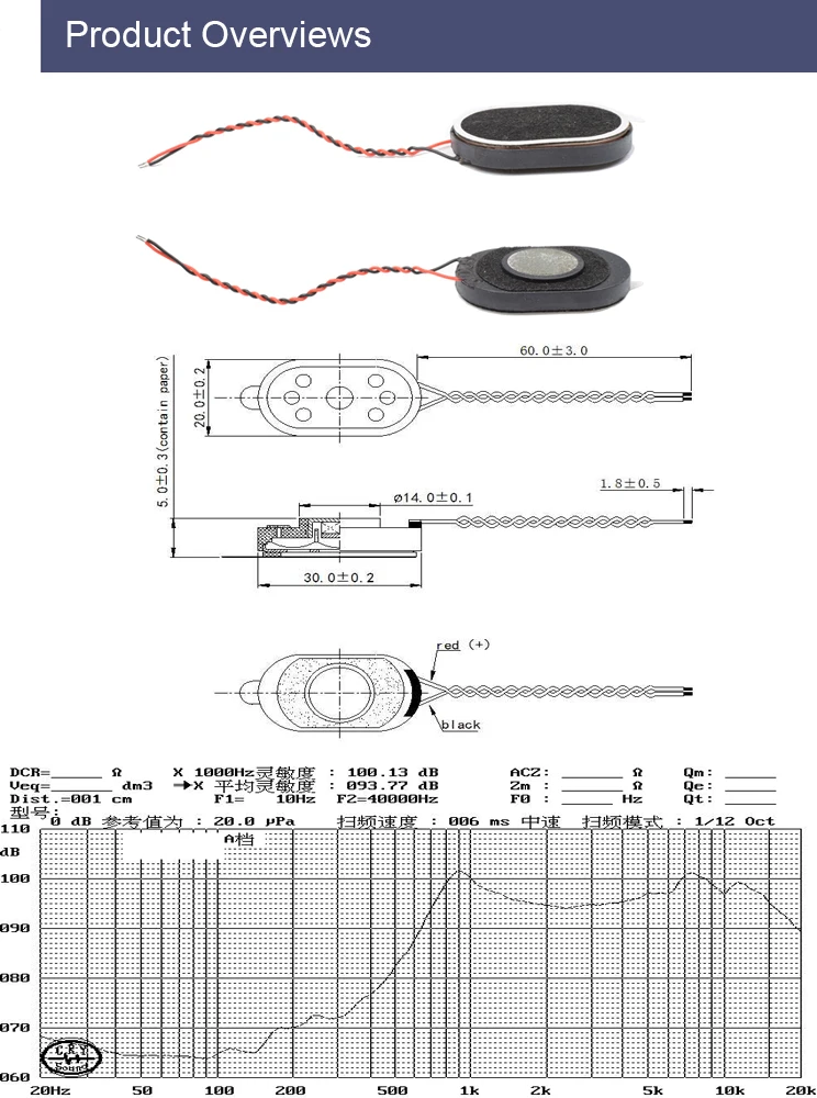Vibration Laptop Computer Woofer 20*30mm Handle Speaker V8 Vacuum Tube ...