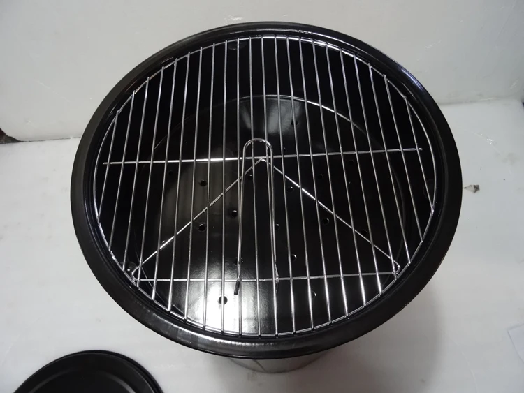 New Design Garbage Can Ash-bin Barbecue Grill Portable Bucket Trash Can ...