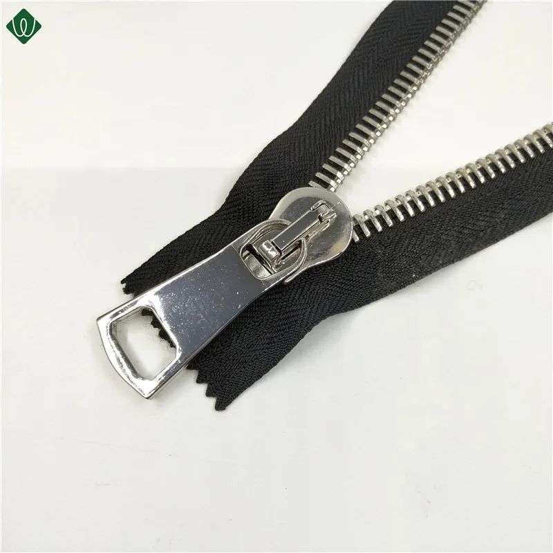 High Quality Large Closed End Zipper Stainless Steel Metal Zipper For ...