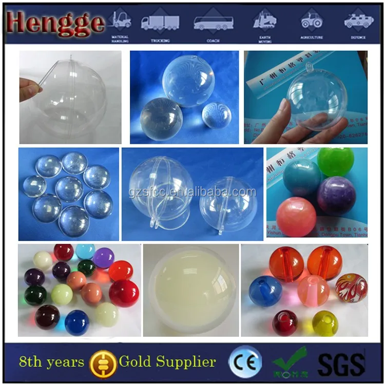 Clear Transparent Clear Acrylic Ball With Hollow - Buy Clear Plastic ...