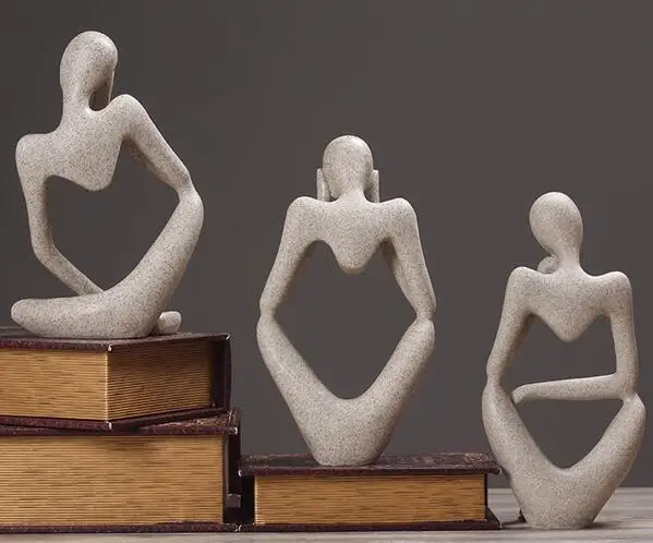 Custom Handmade Resin Modern Abstract Figurine For Home Decor - Buy ...