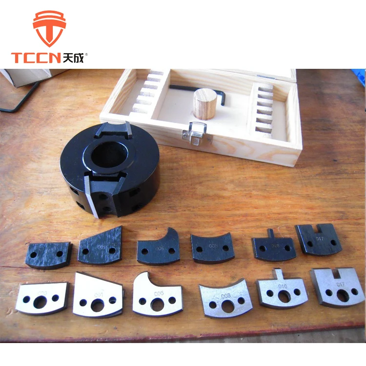 Tccn Woodworking Aluminum Profile Moulder Cutter Heads With Changeable ...