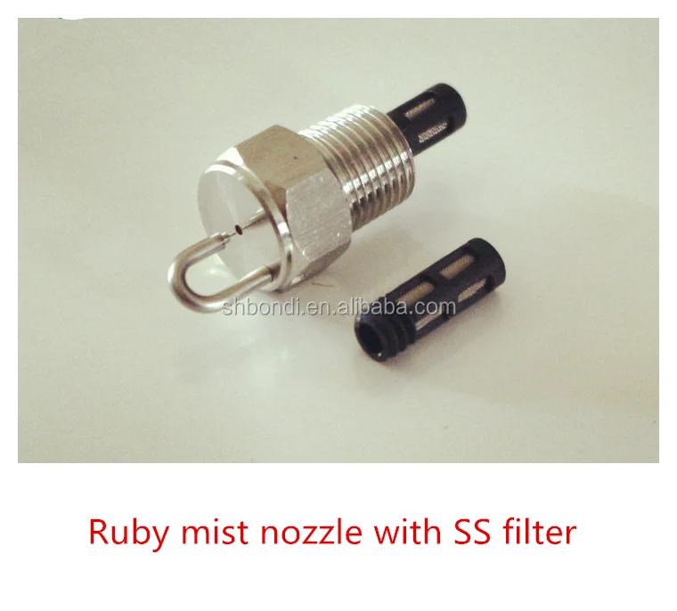 1/8'' Ruby Orifice Misting System Nozzle,Fogger Machine Nozzle ...