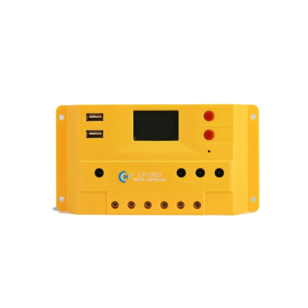 Vivid Lcd Graphic Symbols 10a 12/24v Pwm Solar Charge Controller - Buy ...