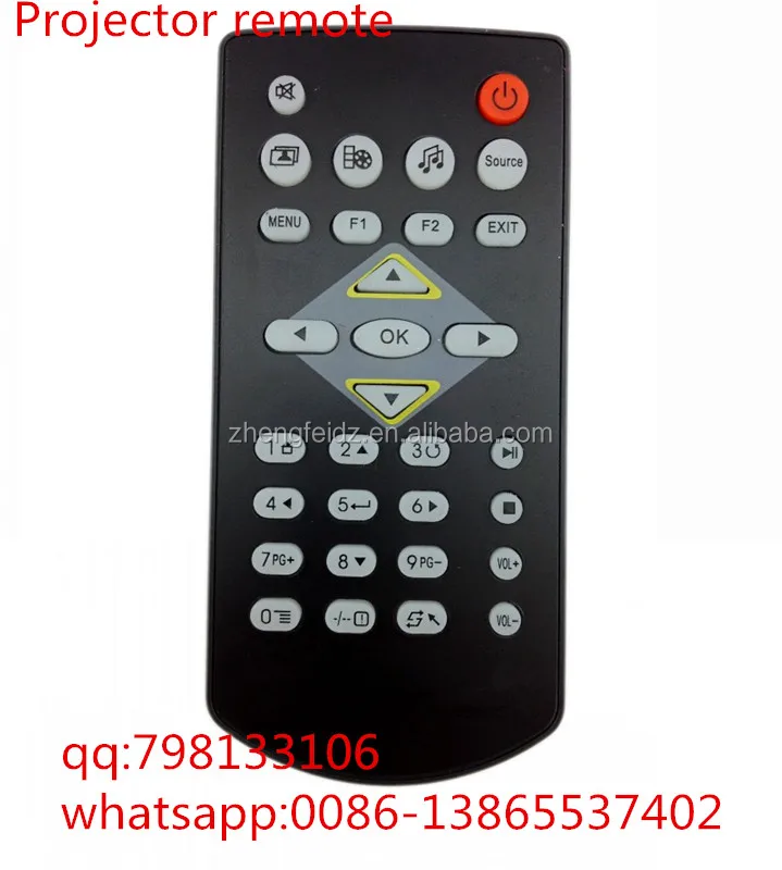 Rc-t06 Projector Remote Control Coolux A2 A3 Ohp Control Mxec Pt-x260 ...