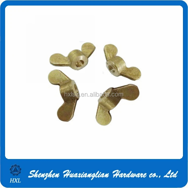 Din 314 Din 315 M2.5 M3 M4 M5 M6 M8 M10 M12 Steel Brass Plated ...
