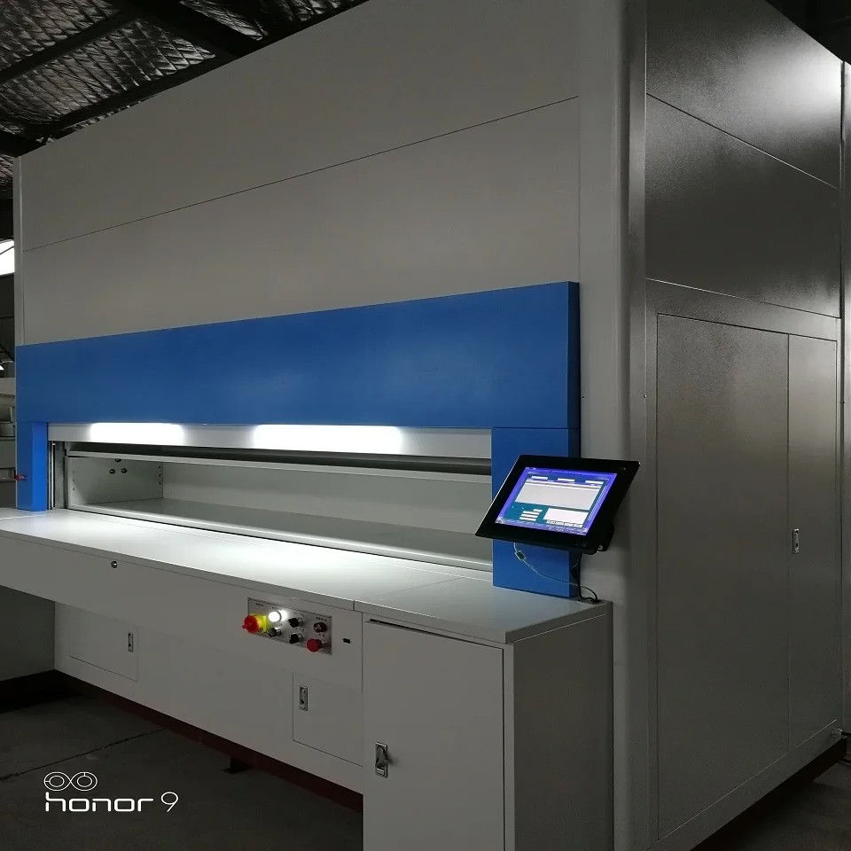 Vertical Carousel Rack System for Efficient Warehouse Management