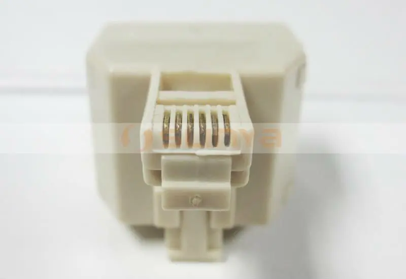 6p6c Telephone Splitter Rj12 Plug To Dual Rj12 Jacks - Straight - Buy ...