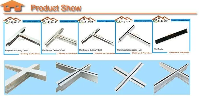 Suspended Ceiling T Runners Suspended Aluminum Ceiling T Runners In ...