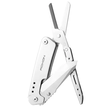 Roxon Folding Pocket Knife With Scissors 2 In 1 Multi Tool Camping Tool ...