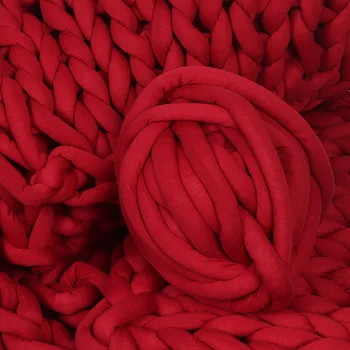 Factory Price Cotton Tube Filled Yarn Seamless Giant Yan Hand Knitting ...