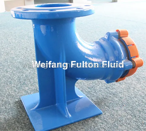 Alibaba Provider Of Ductile Iron Quick Loose 90 Degree Flange Socket ...