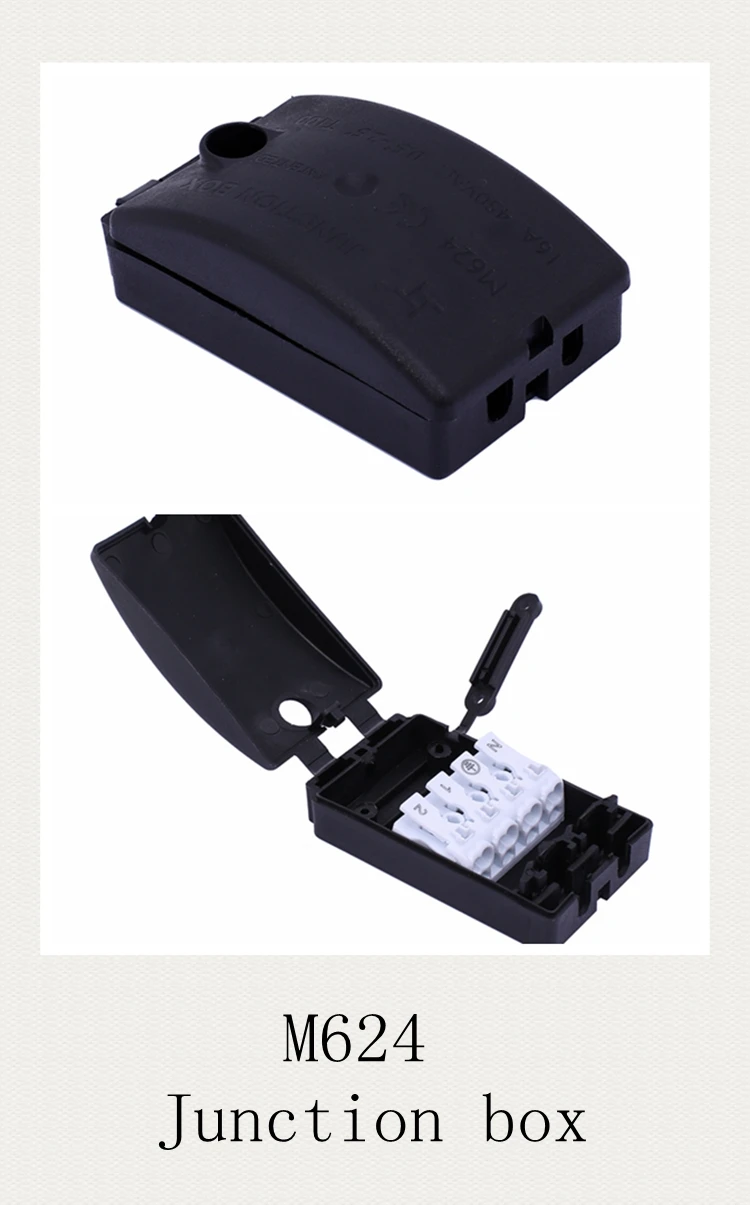Patented Double Insulated 4-way Cable Junction Box With Quick Wire ...