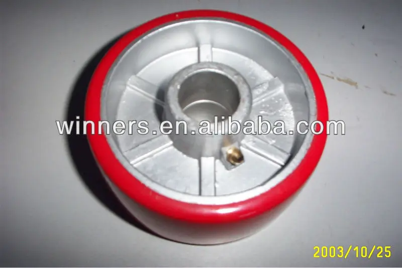 6x1.5 Small Solid Rubber Coated Wheel - Buy Rubber Wheels 6 Inch,Rubber ...