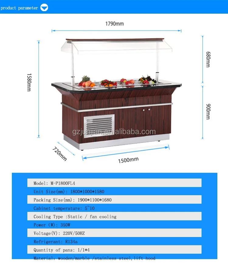 Ice Table Fruit Salads Ice Display Table Ice Container On Table - Buy ...