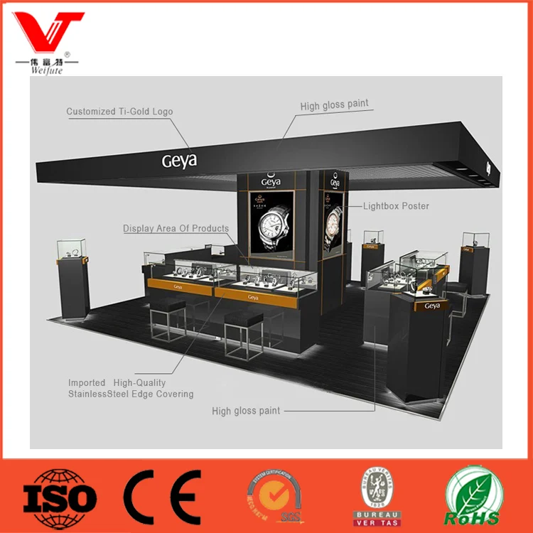 Retail Store Wooden Cash Register/supermarket Checkout Counter - Buy ...